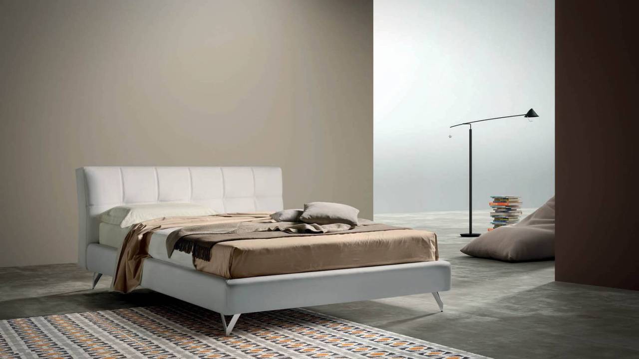 Samoa Contemporary Lift Bed with Curved Headboard - Italia Domus LTD ...
