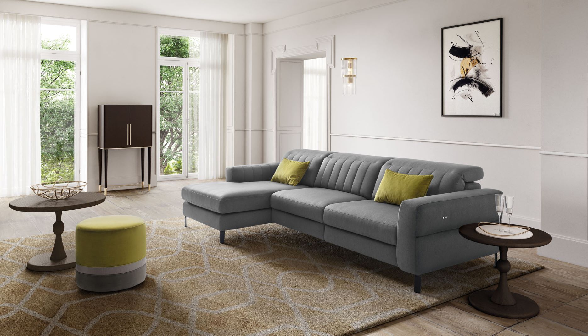 Lecomfort Sibilla Corner Sofa | Italia Domus LTD – ItaliaHome